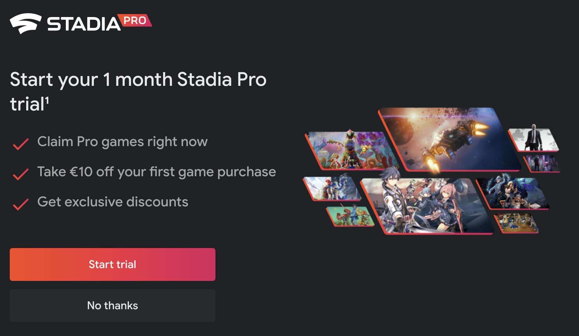 You Can Now Skip the Free Stadia Pro Trial If You Want To - Cloud Dosage