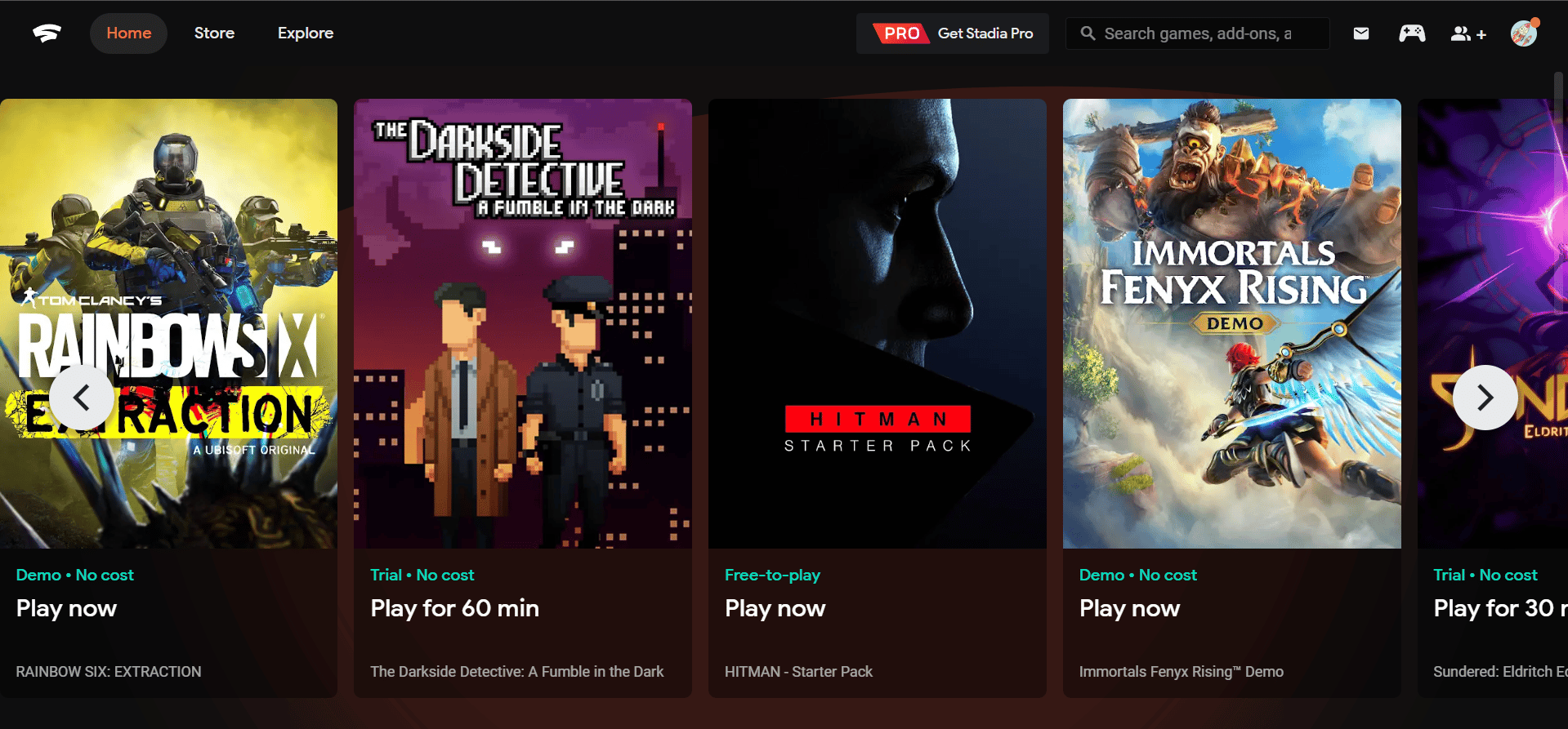 A Stadia Homepage Redesign is Rolling Out - Cloud Dosage