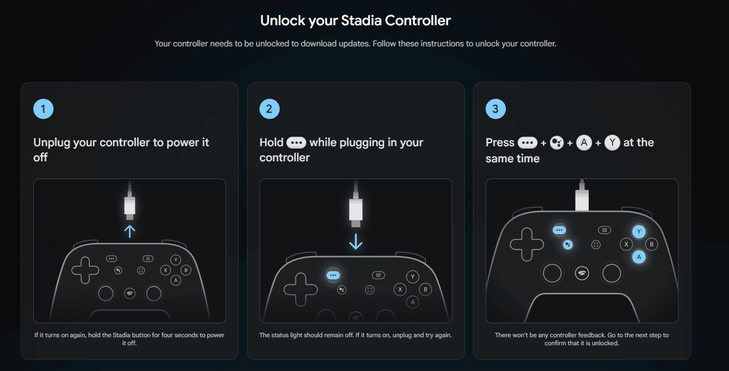 Google Stadia Bluetooth self-serve tool now available