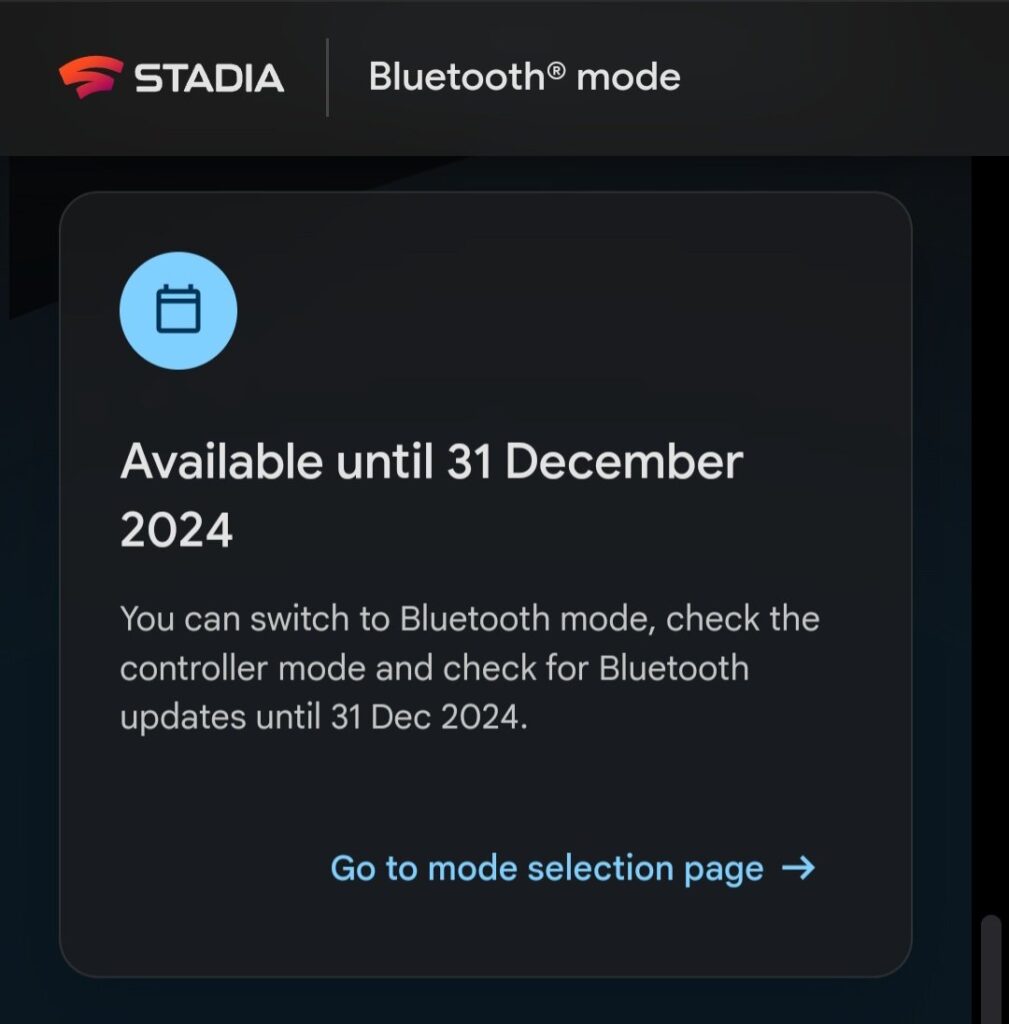 Remember to convert your old Stadia controllers to Bluetooth before December 31st - Cloud Dosage