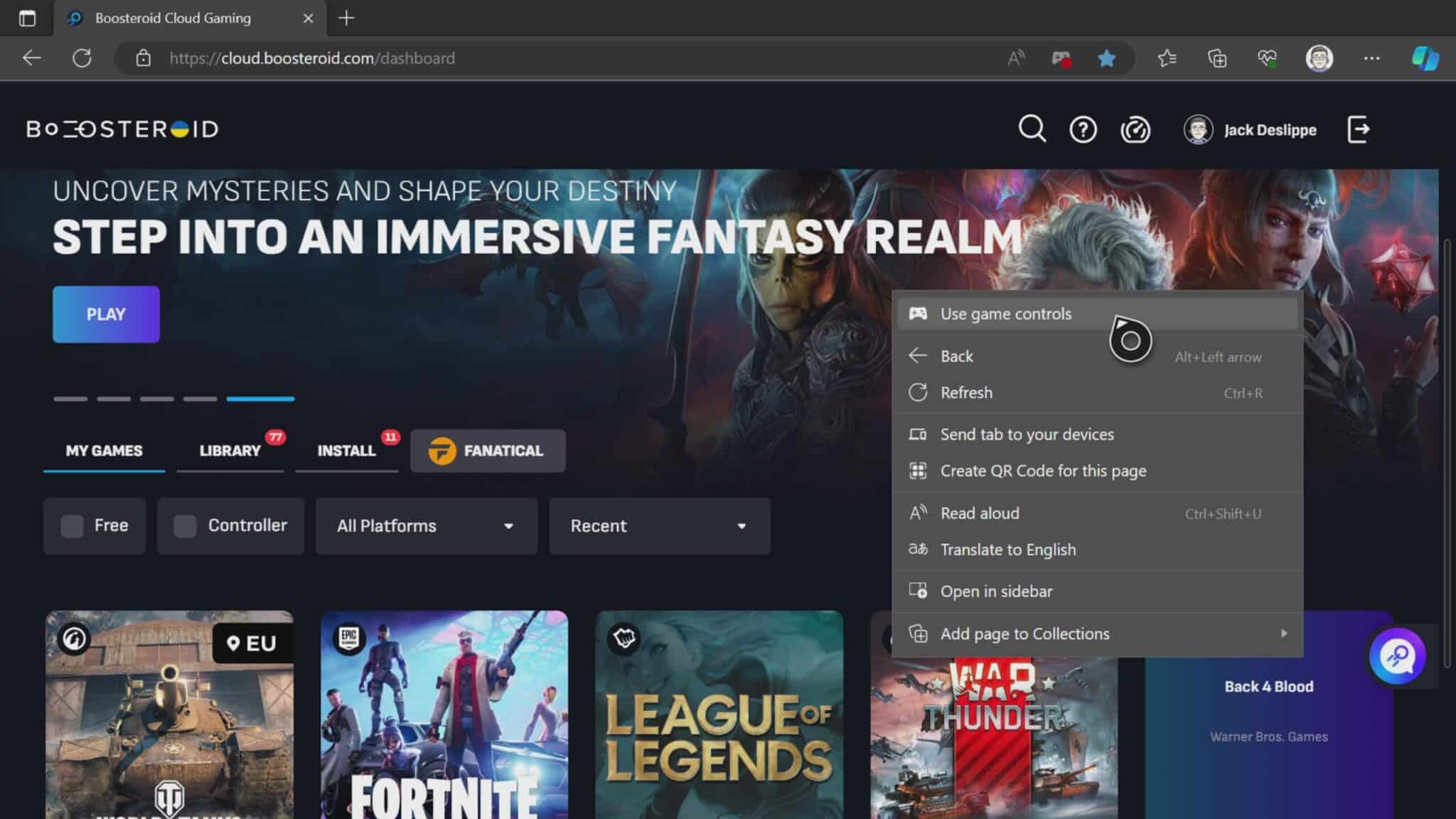 How to Play PlayStation Exclusive Games On Xbox Using Boosteroid - Cloud Dosage