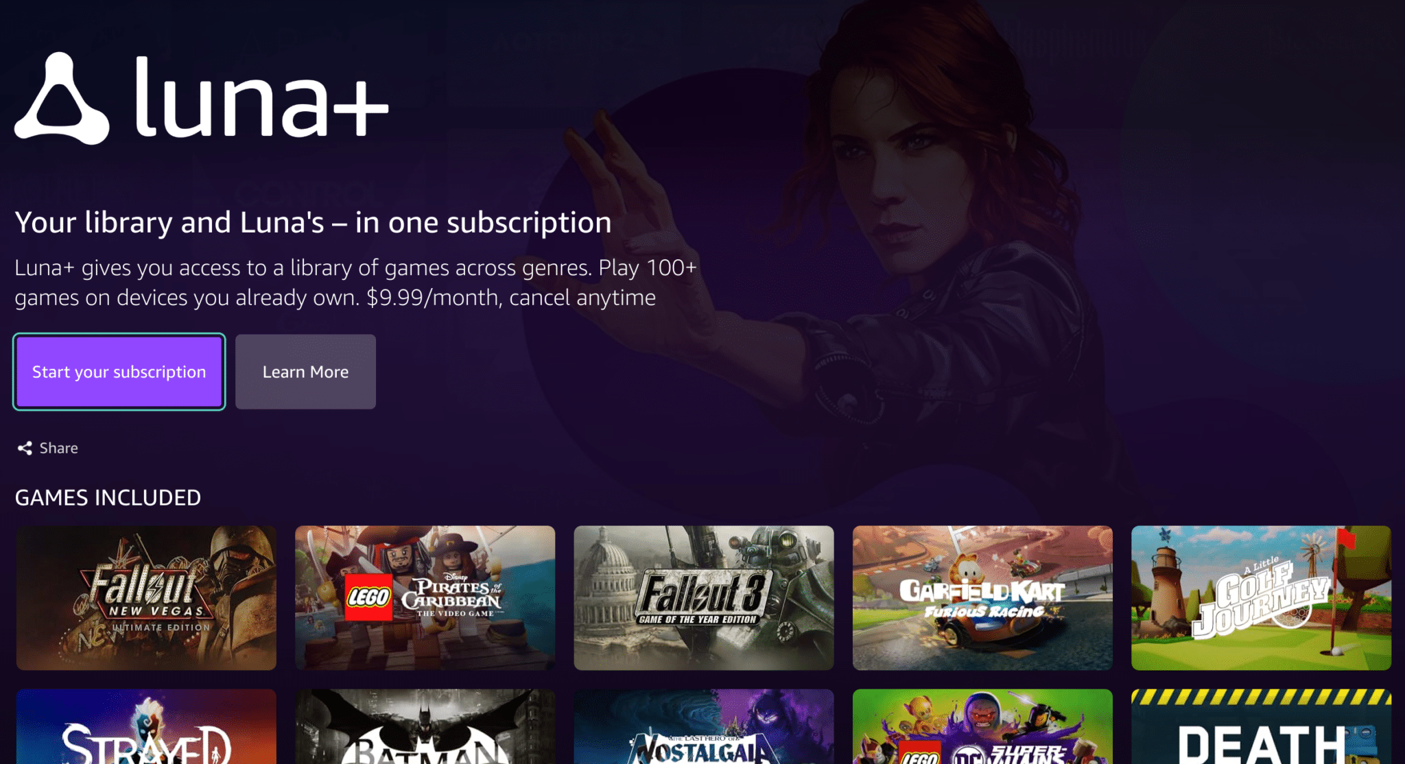 Two More Games Added to Luna+ for Subscribers - Cloud Dosage