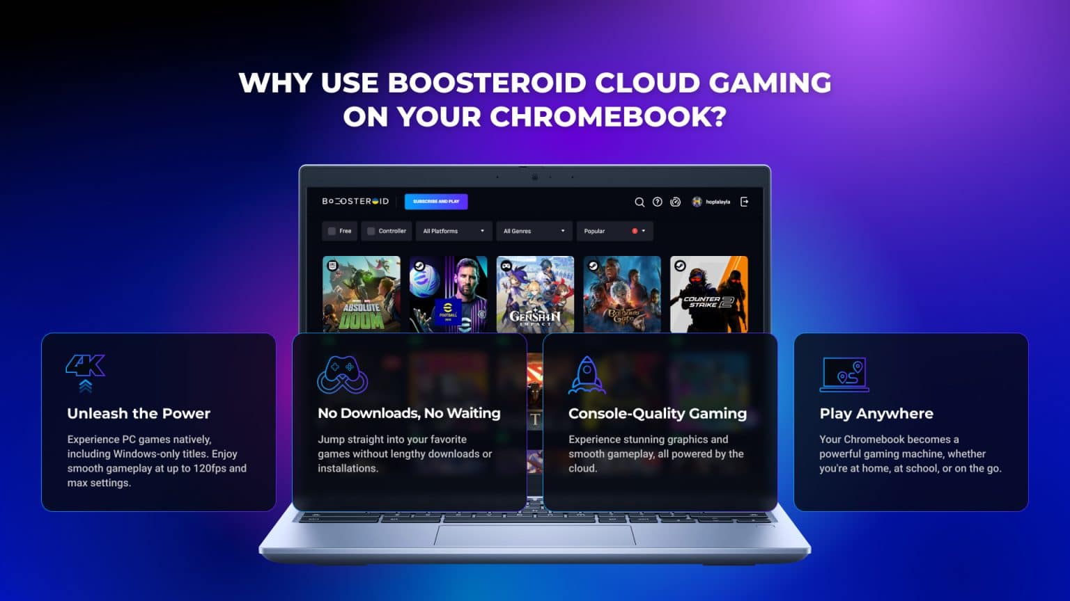 Chromebook Users in Europe Can Access Boosteroid for Just €1 - Cloud Dosage