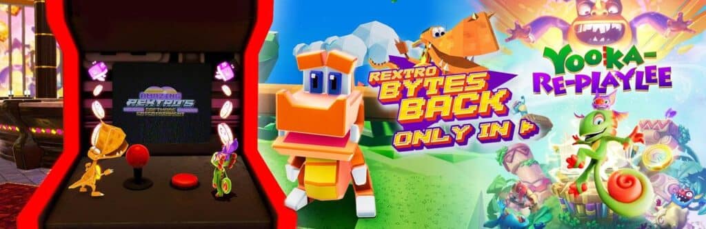 Yooka-Replaylee’s New Trailer Showcases Rextro’s Arcade and All-New ...