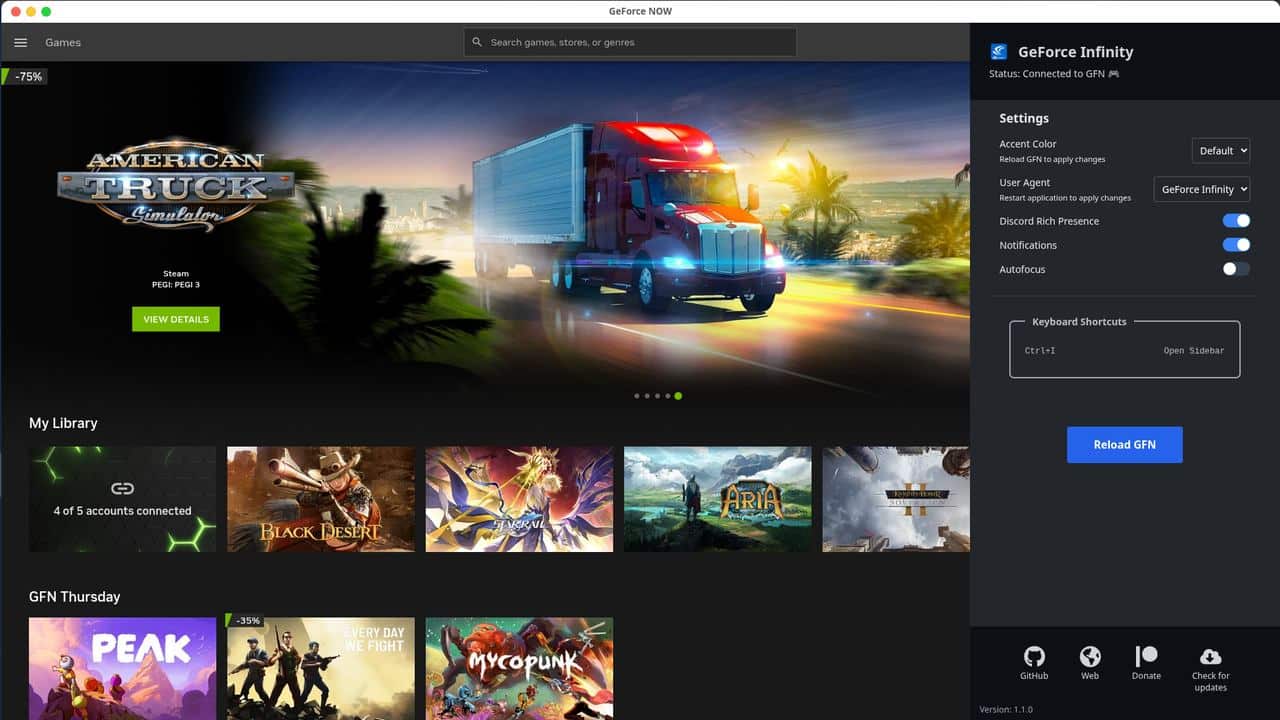GeForce Infinity Brings a Native-Like GeForce NOW Experience to Linux Desktops - Cloud Dosage