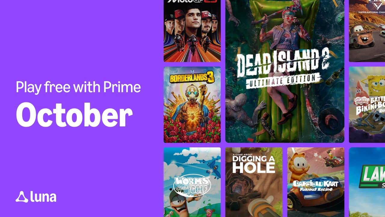 Play Free With Prime on Amazon Luna This October - Cloud Dosage