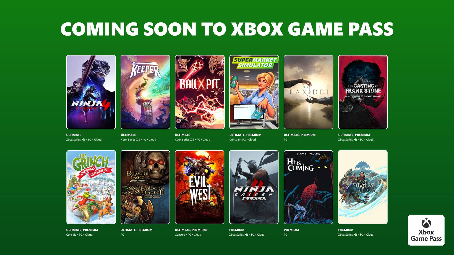 Game Pass Adds A Slew Of New Games To Ultimate and Premium Tiers ...