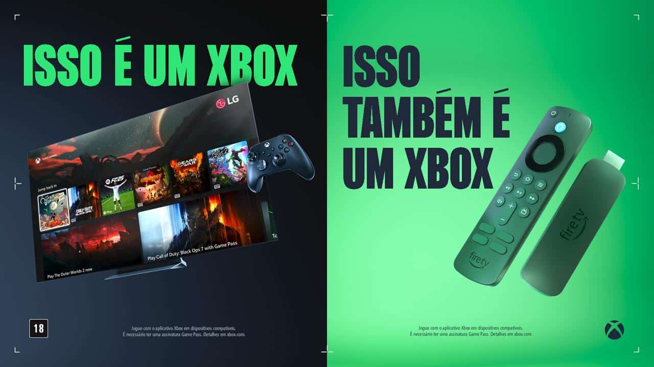 Xbox Cloud Gaming on LG TV and Fire TV in Brazil