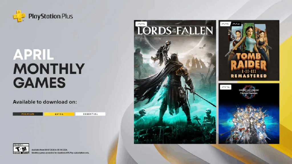 Playstation Plus Lineup for April Adds Three Games - Cloud Dosage
