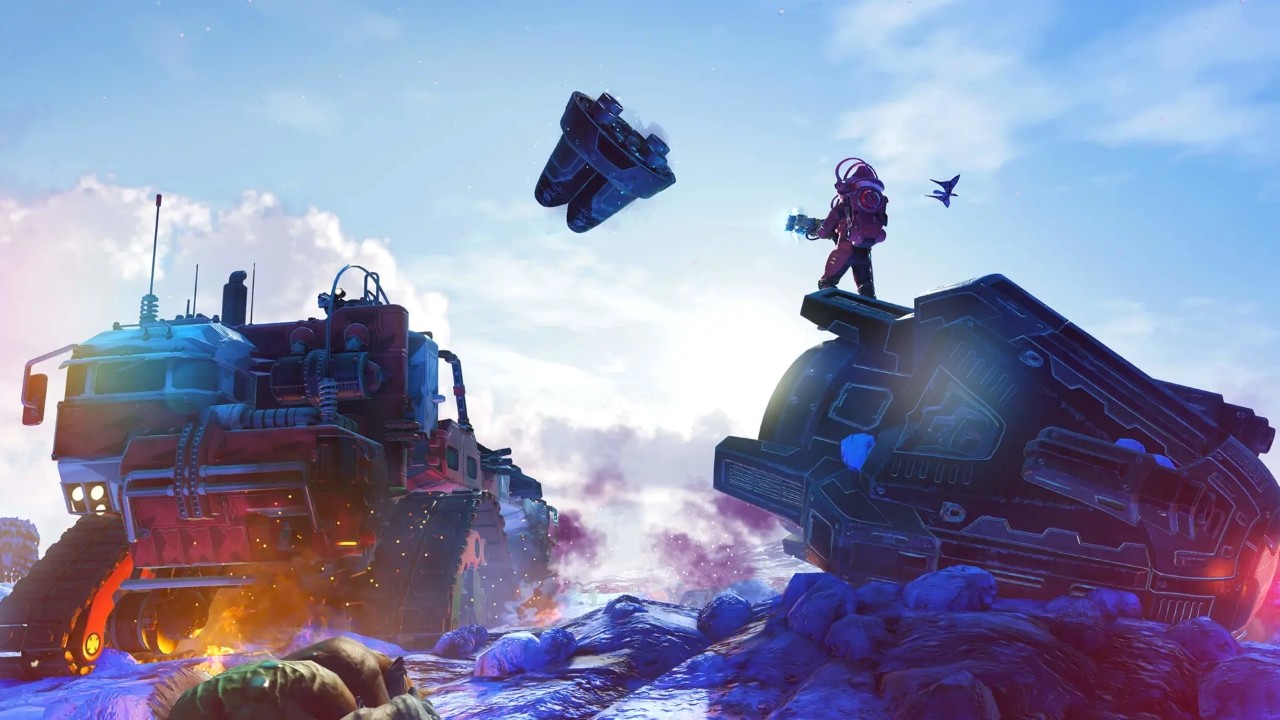 No Man's Sky Swarm Update Launches With Space Battles and Handheld ...